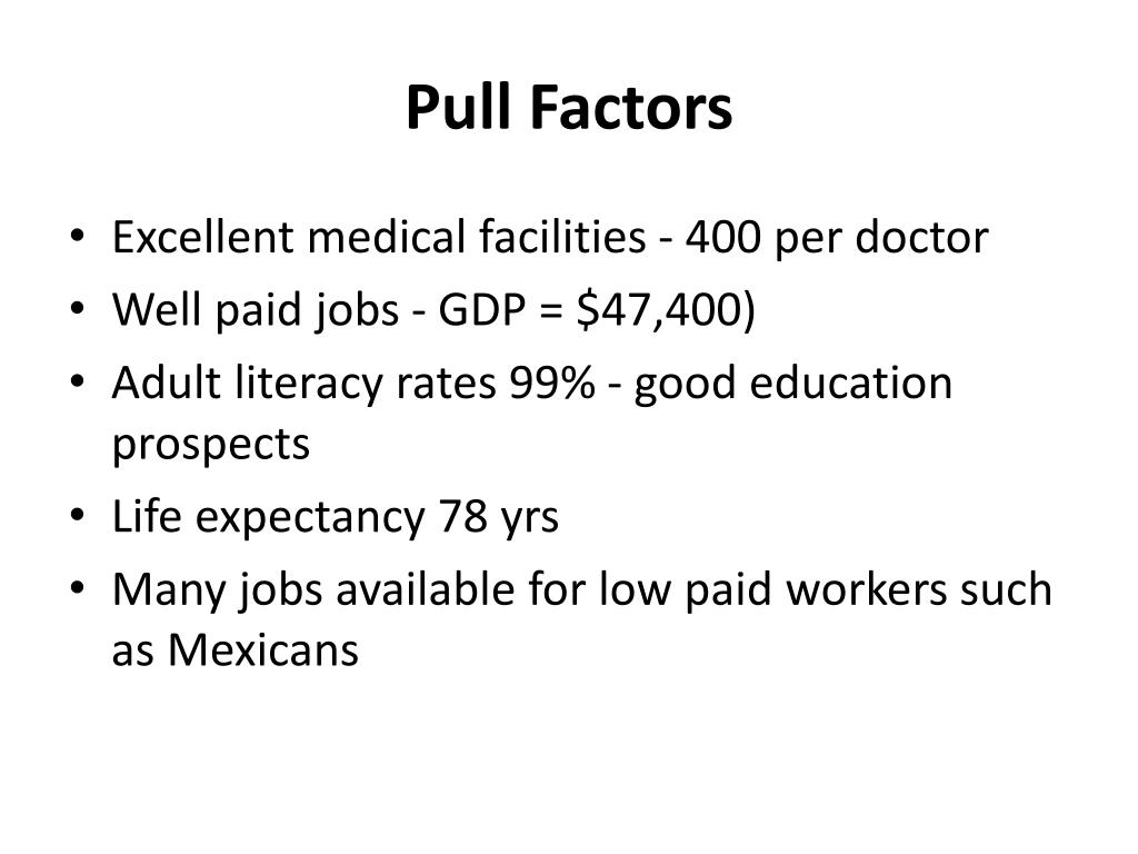 PPT - Migration - Mexico to the USA IB Geography H/L Extension ...