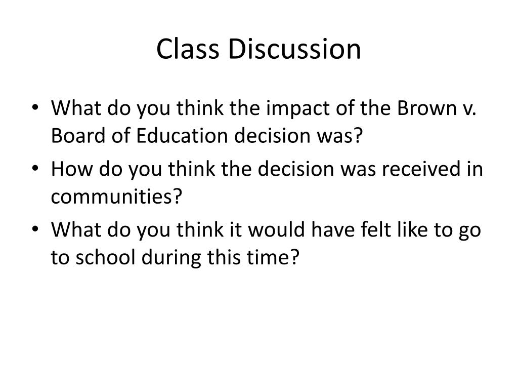 PPT - Brown v. Board of Education 60 th Anniversary PowerPoint ...