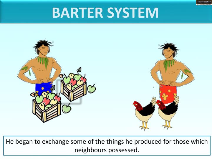 PPT - BARTER SYSTEM AND EVOLUTION OF MONEY PowerPoint Presentation - ID ...