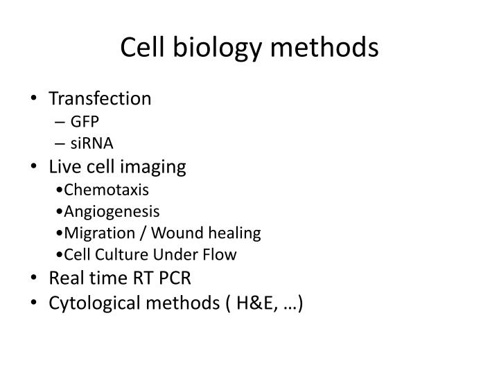 Cell Culture And Molecular Biology Techniques at Terry Prater blog