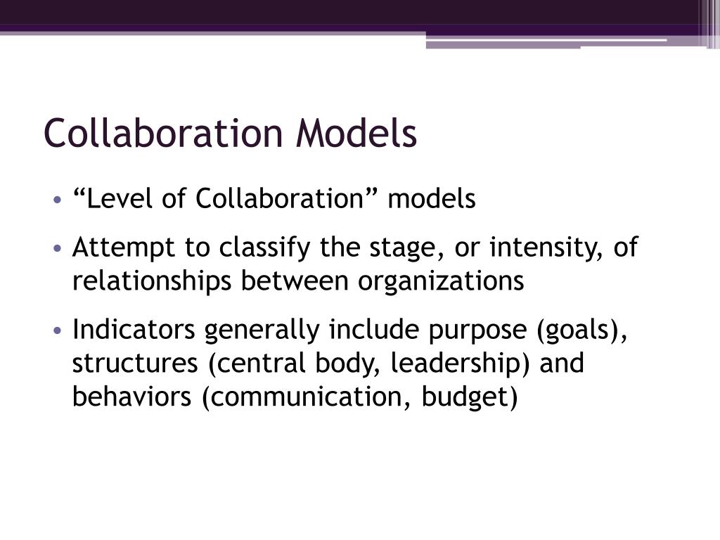 PPT - Measuring Interorganizational Collaboration in Communities ...