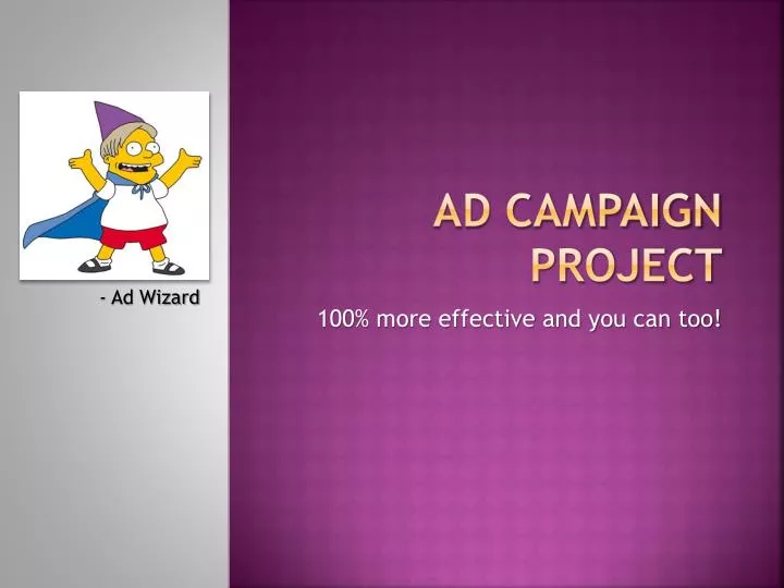 PPT - Ad Campaign Project PowerPoint Presentation, free download - ID ...