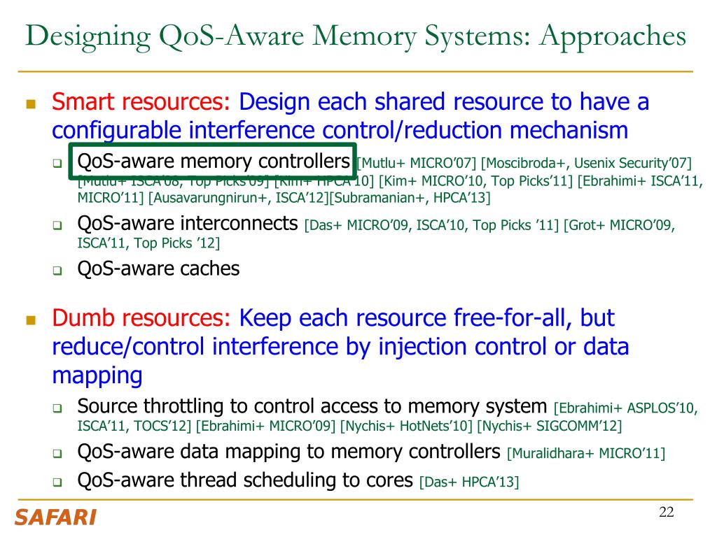 Ppt Scalable Many Core Memory Systems Lecture 4 Topic 3 Memory Interference And Qos Aware
