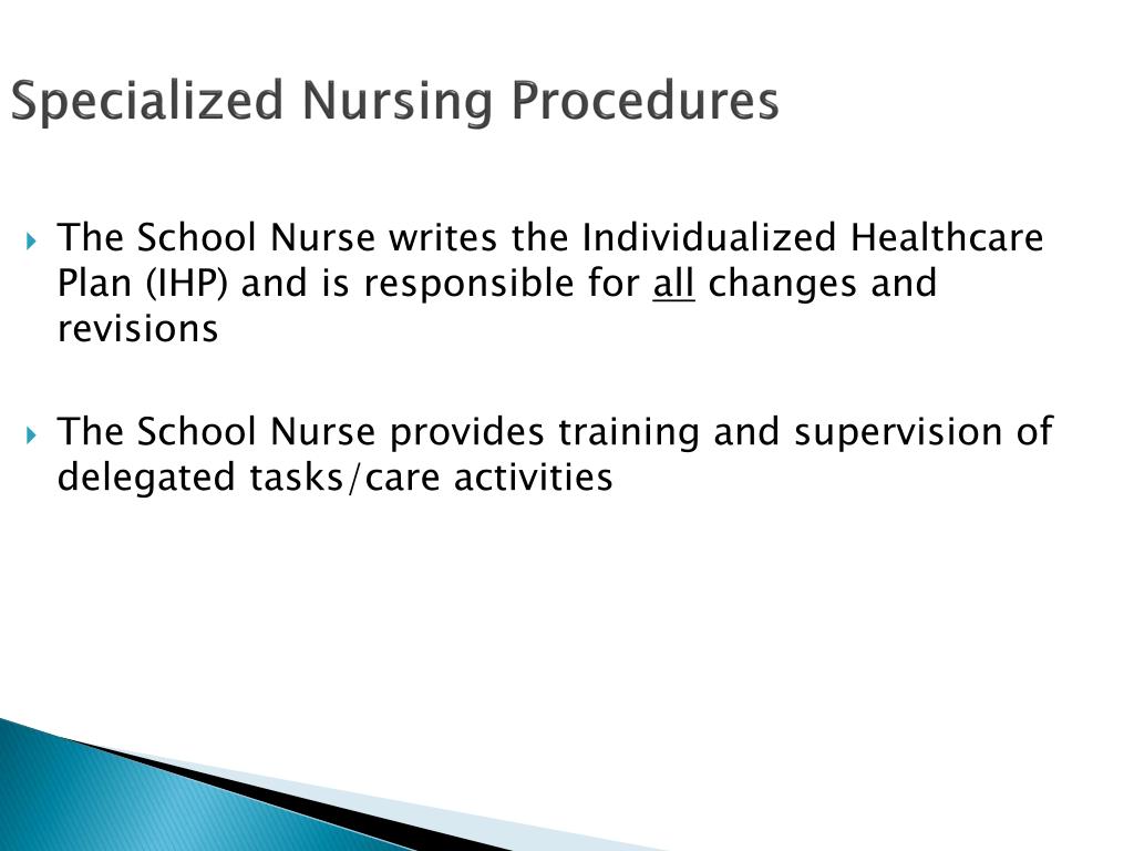 PPT - Delegation of Care & Specialized Health Services for Health ...