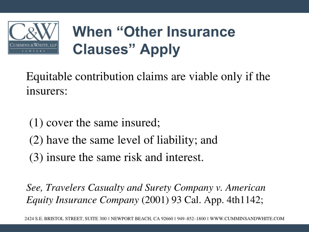 PPT - CC&R’s , Lease Agreements , & Insurance Policies: When A Loss ...