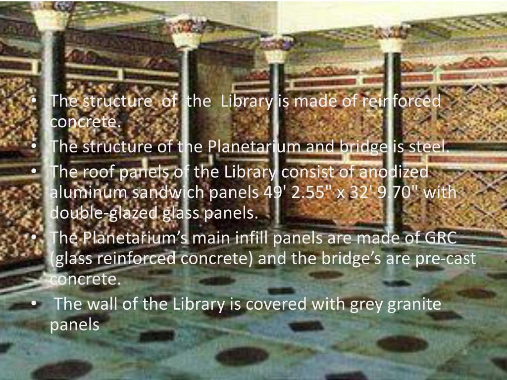 PPT - Bibliotheca Alexandrina Library of Alexandria PowerPoint ...