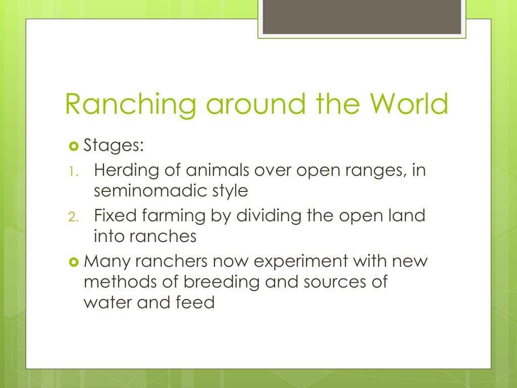 PPT - Agricultural and Rural Land Use PowerPoint Presentation, free ...