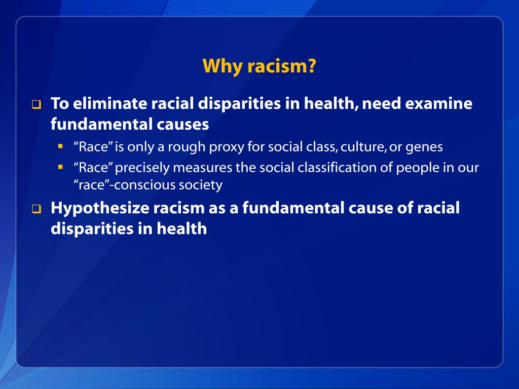 PPT - Achieving Health Equity Addressing racism as a threat to the ...
