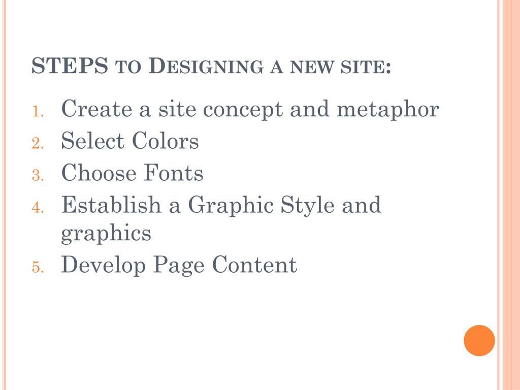 PPT - Steps to Planning & Designing Effective Web Sites PowerPoint ...