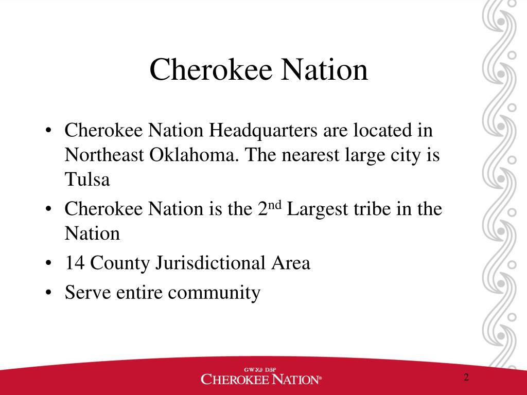 PPT - Cherokee Nation Healthy Nation Policy, Systems, and Environmental ...