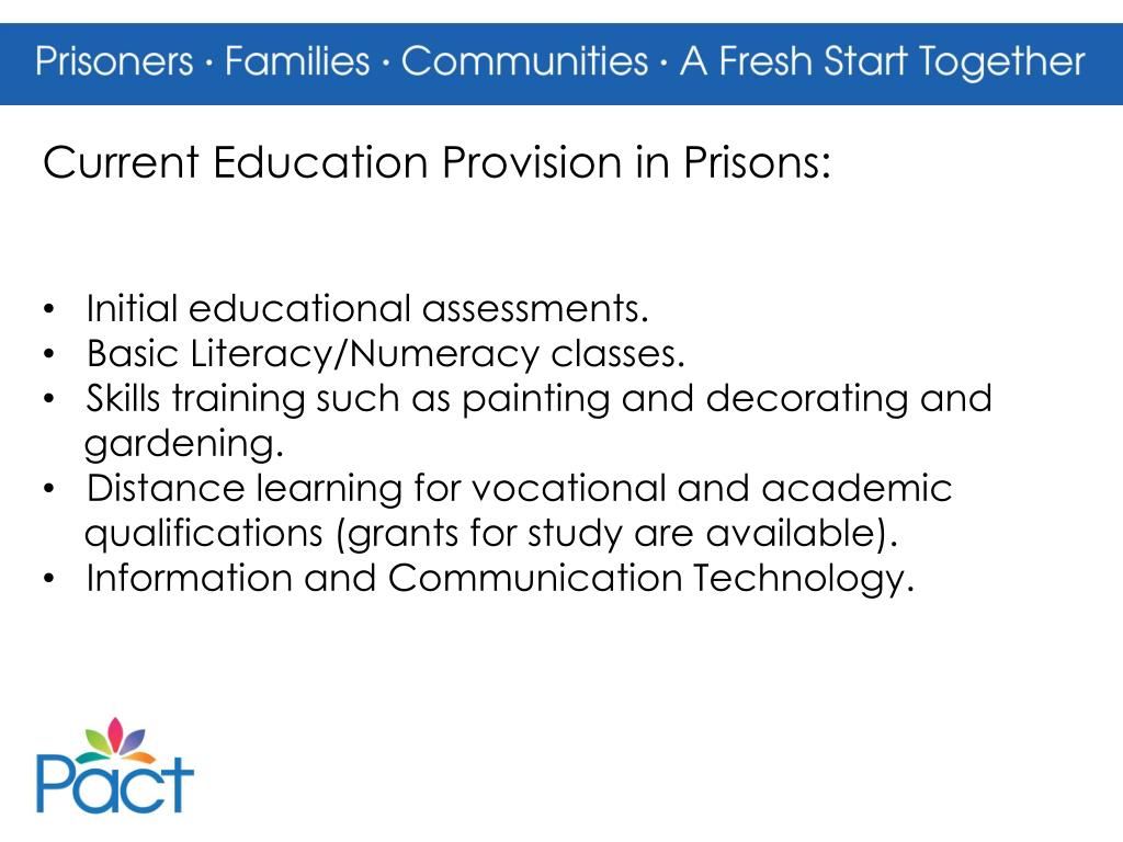 PPT - Education in Prisons in England Penny Grant Joanne Mandell ...