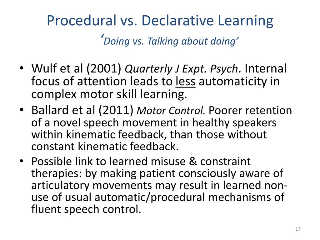 PPT - Building therapies on neurobiological principles Word-level ...