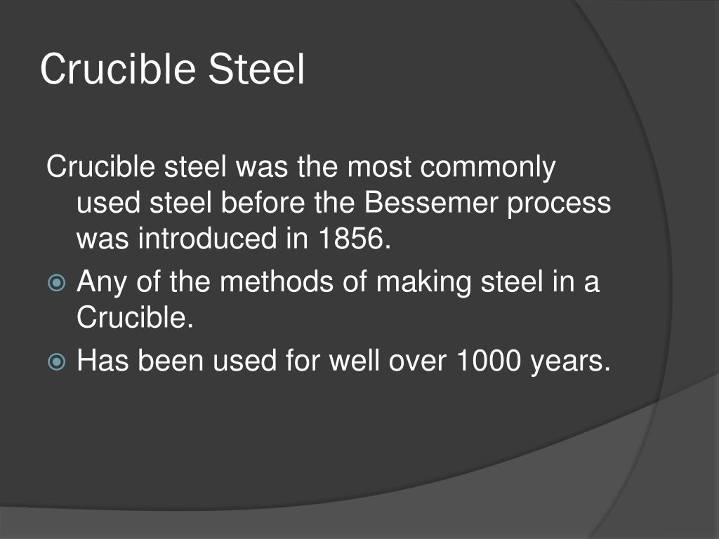 PPT - Henry Bessemer and Steel (1813-1898) PowerPoint Presentation ...