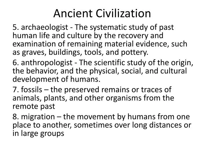PPT - Ancient Civilization PowerPoint Presentation, free download - ID ...