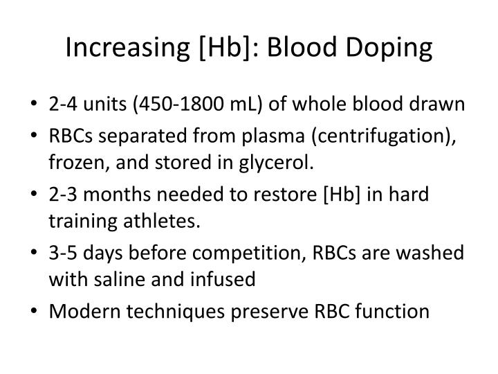 PPT - Blood Doping PowerPoint Presentation - ID:1561984