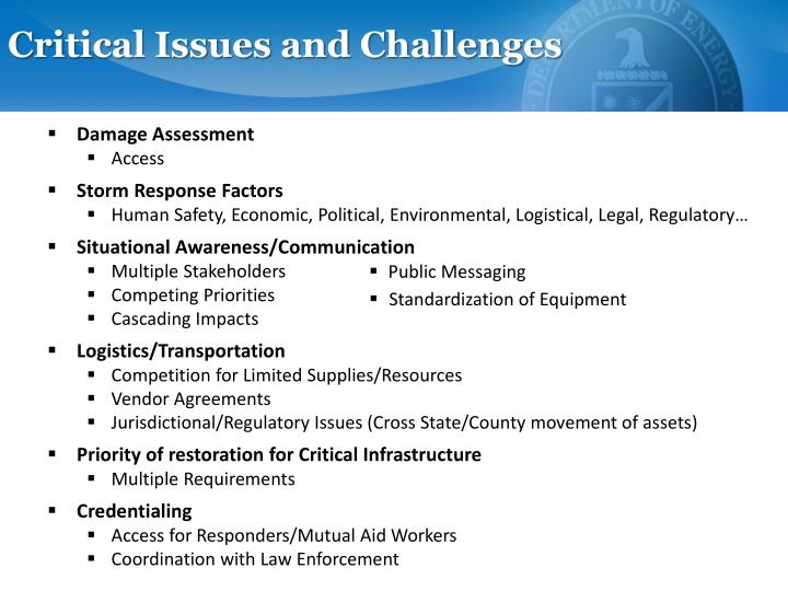PPT - DOE Roles and Responsibilities During Disasters PowerPoint ...