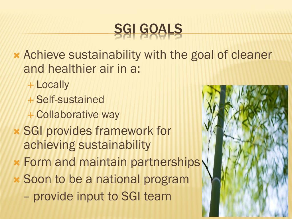 PPT - Seventh Generation Initiative, Sustainable Communities Grant ...