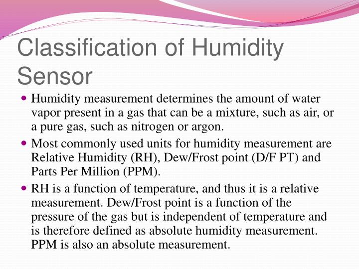 PPT - HUMIDITY SENSORS PowerPoint Presentation - ID:1562286