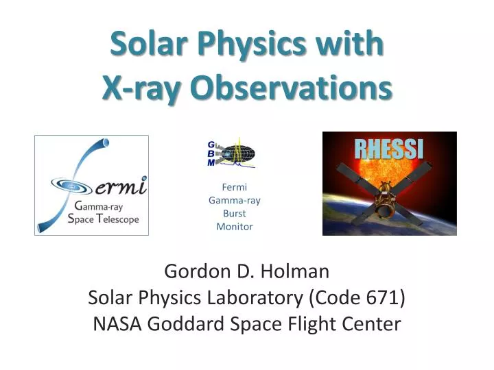PPT - Solar Physics with X-ray Observations PowerPoint Presentation ...