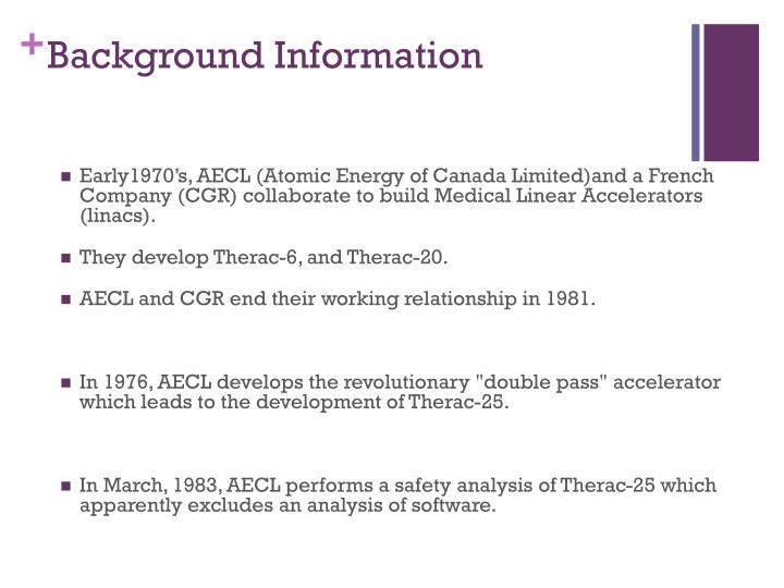 PPT - THE THERAC-25 - A SOFTWARE FATAL FAILURE PowerPoint Presentation ...