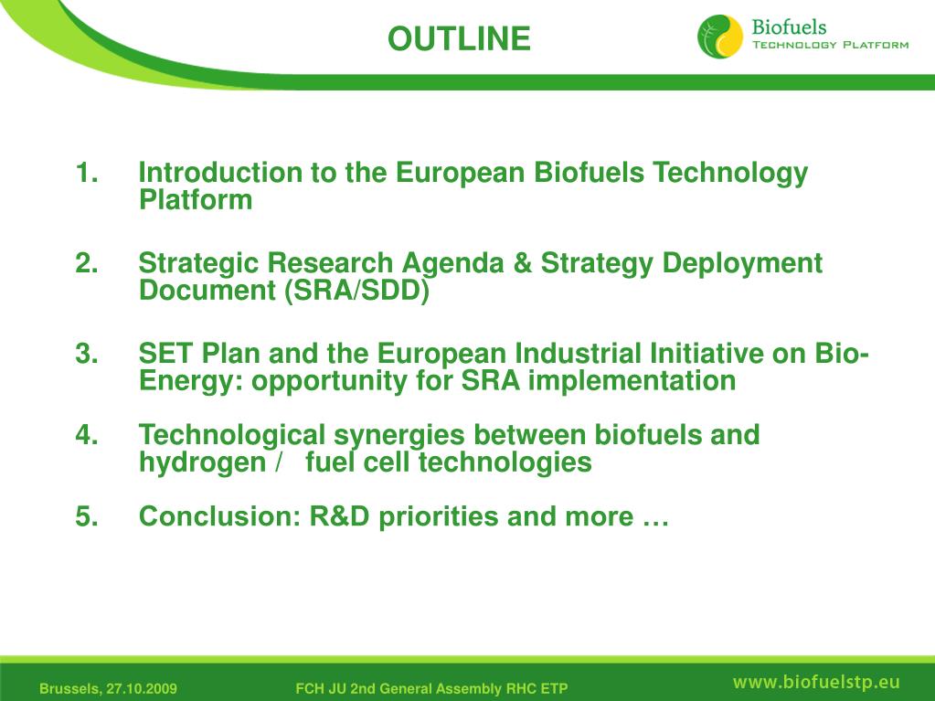 PPT - The European Biofuels Technology Platform Ingvar Landälv, CTO ...