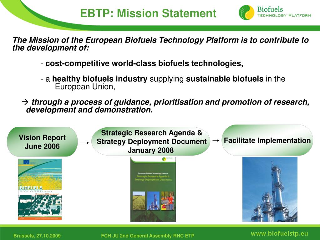 PPT - The European Biofuels Technology Platform Ingvar Landälv, CTO ...