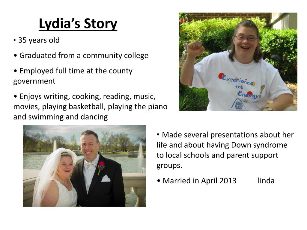 PPT - Linda Orso, Former Executive Director Down Syndrome Association ...