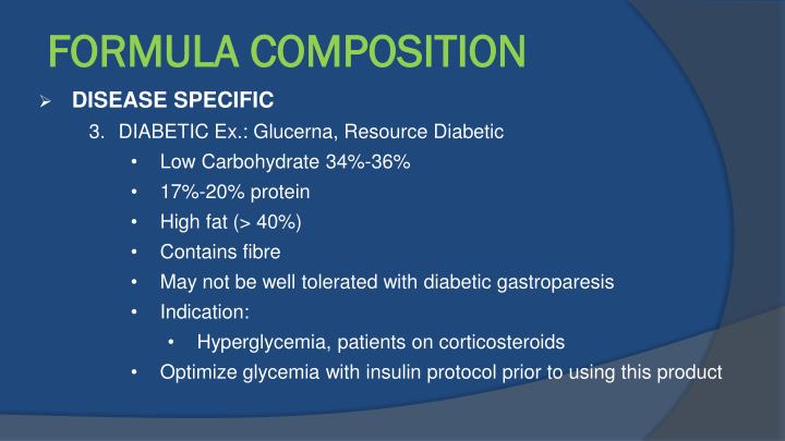 PPT - CHOOSING AN ENTERAL FEEDING FORMULA PowerPoint Presentation - ID ...