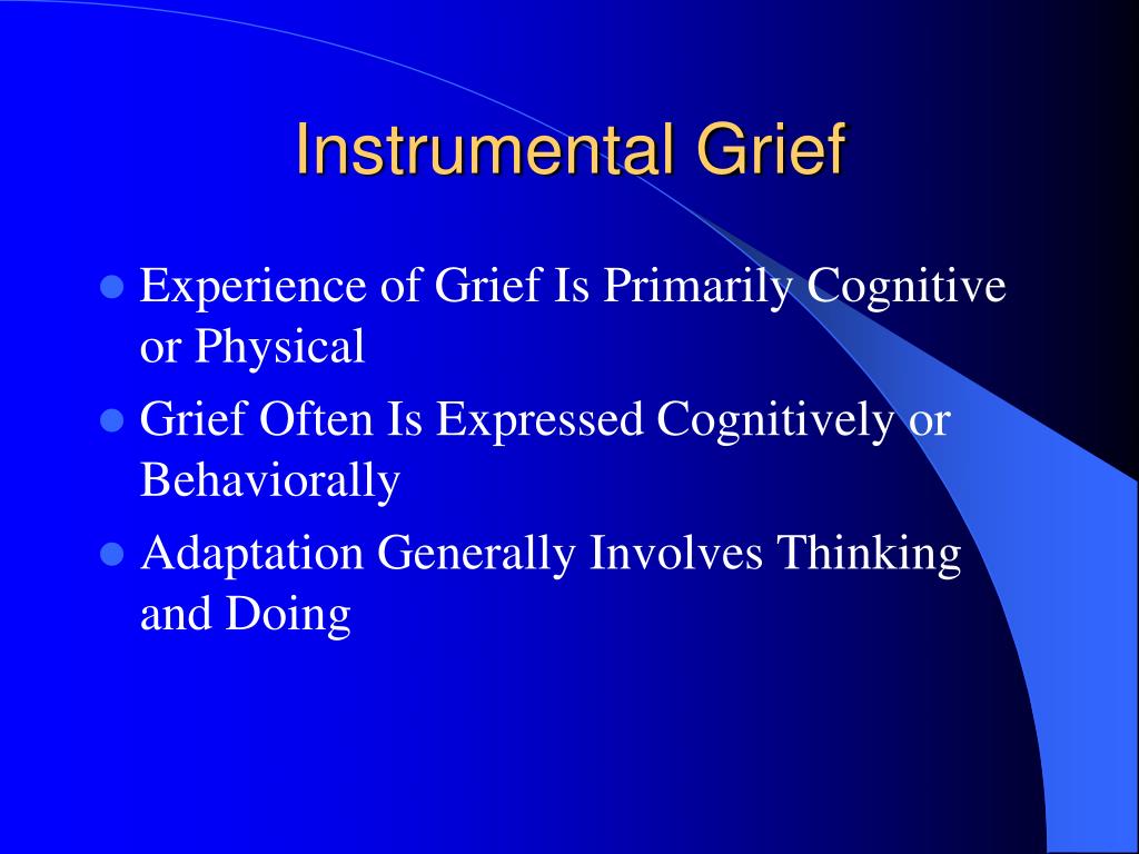 PPT - Beyond Gender: Understanding the Ways Men and Women Grieve ...