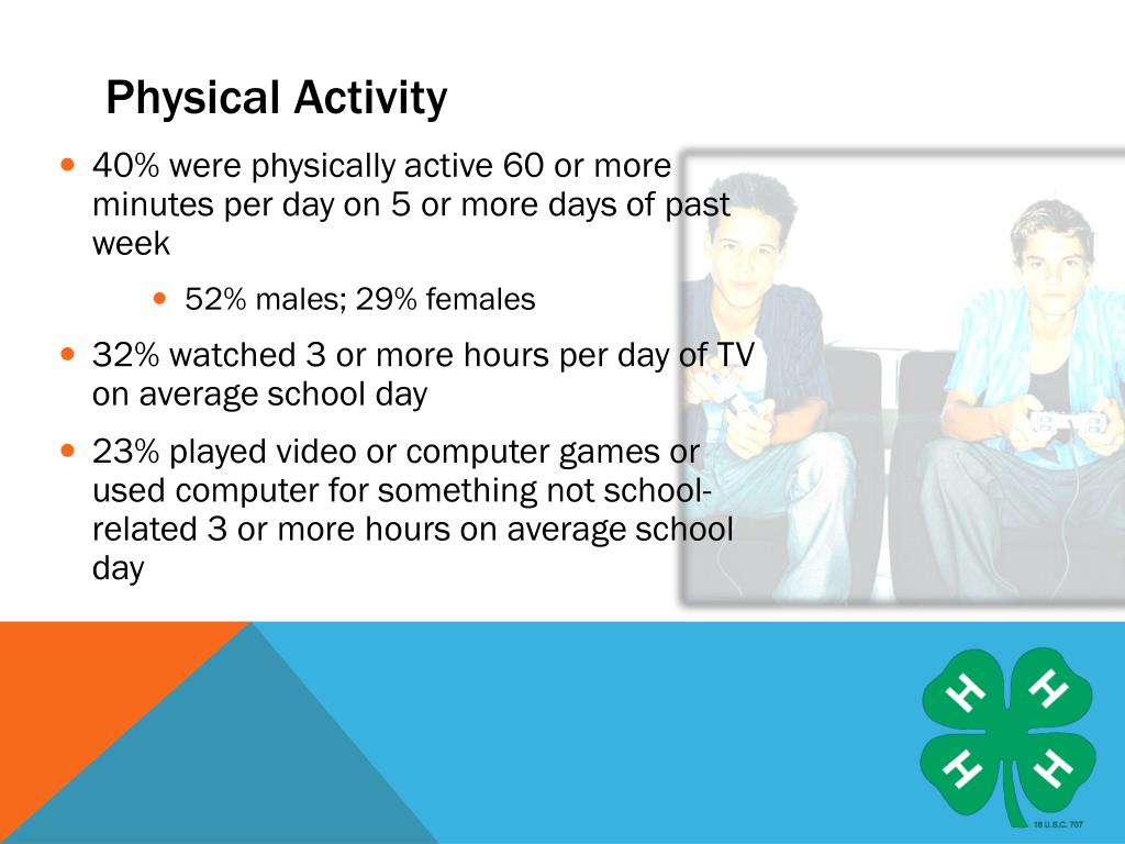 PPT - 4-H Healthy Living Healthy Lifestyle Choices PowerPoint ...