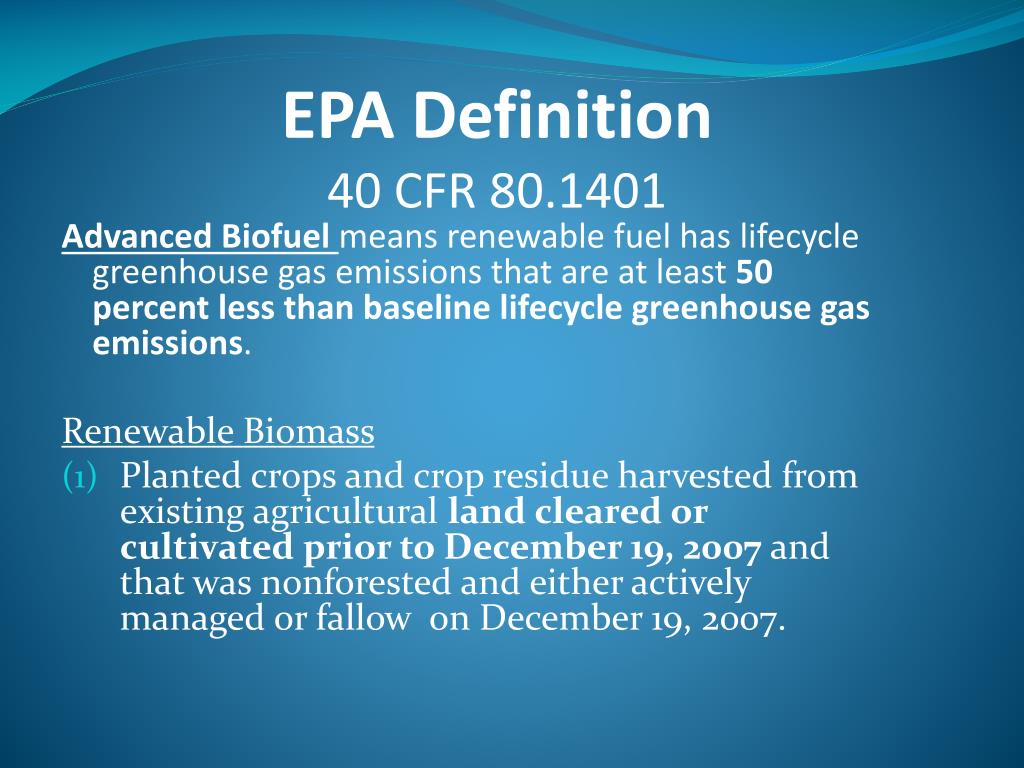 PPT - America’s Advanced Biofuel Don Scott Director of Sustainability ...