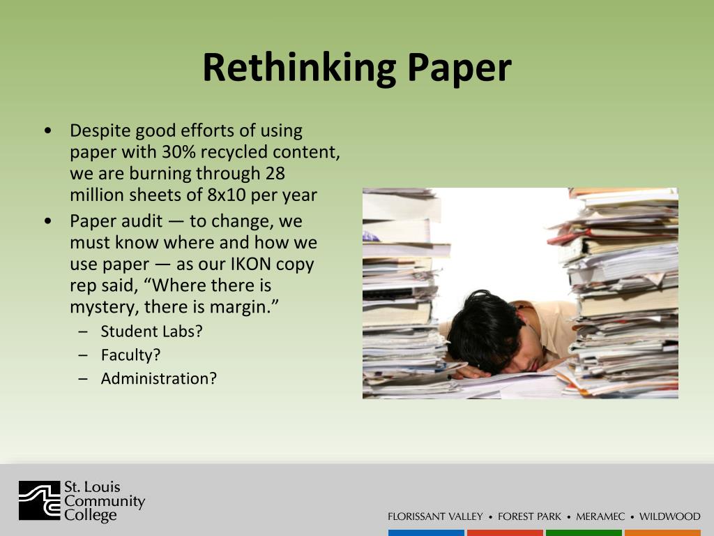 PPT - St Louis Community College Going Green “for real” PowerPoint ...