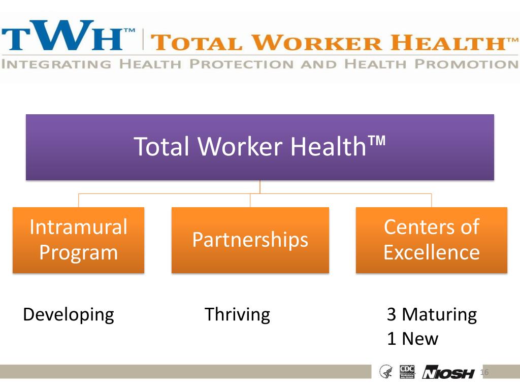 Ppt Niosh Total Worker Health™ Innovative Approaches For Healthier