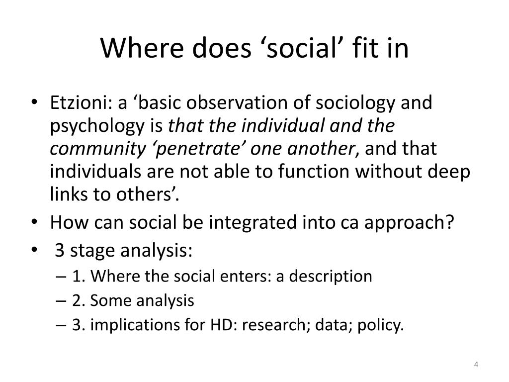 PPT - Capabilities and Human Development: the critical role of social ...