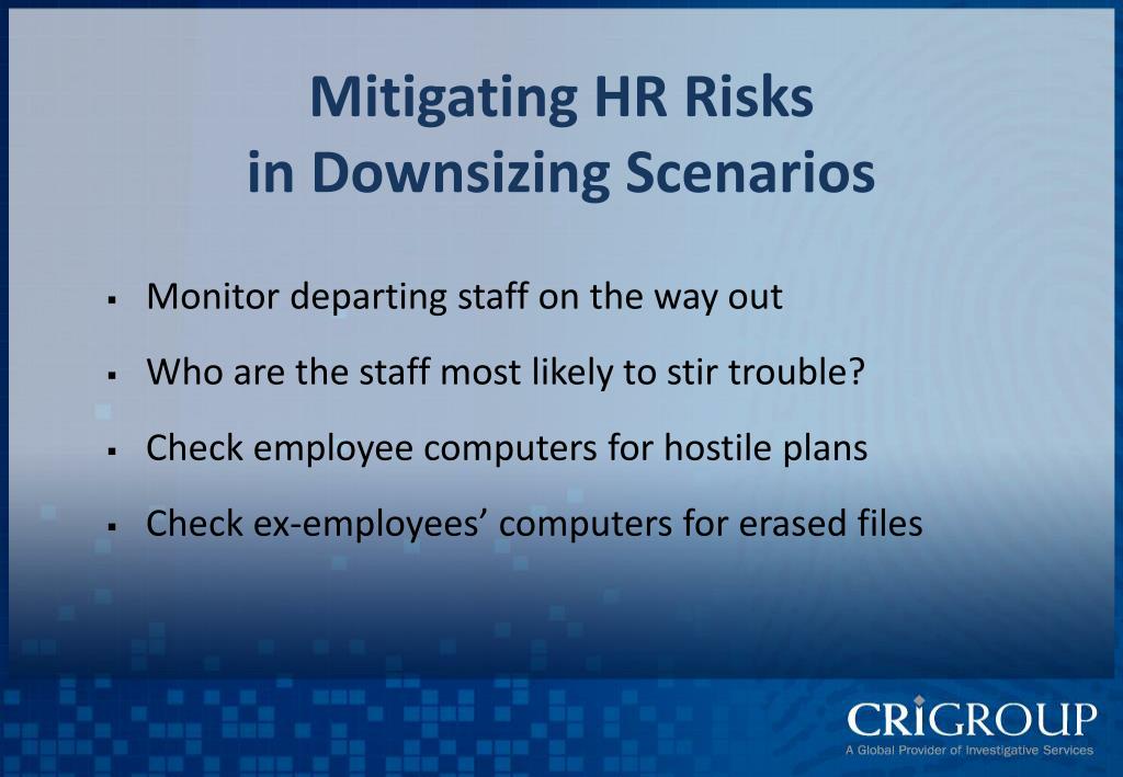 Ppt Mitigating Human Resources Risks Powerpoint Presentation Free