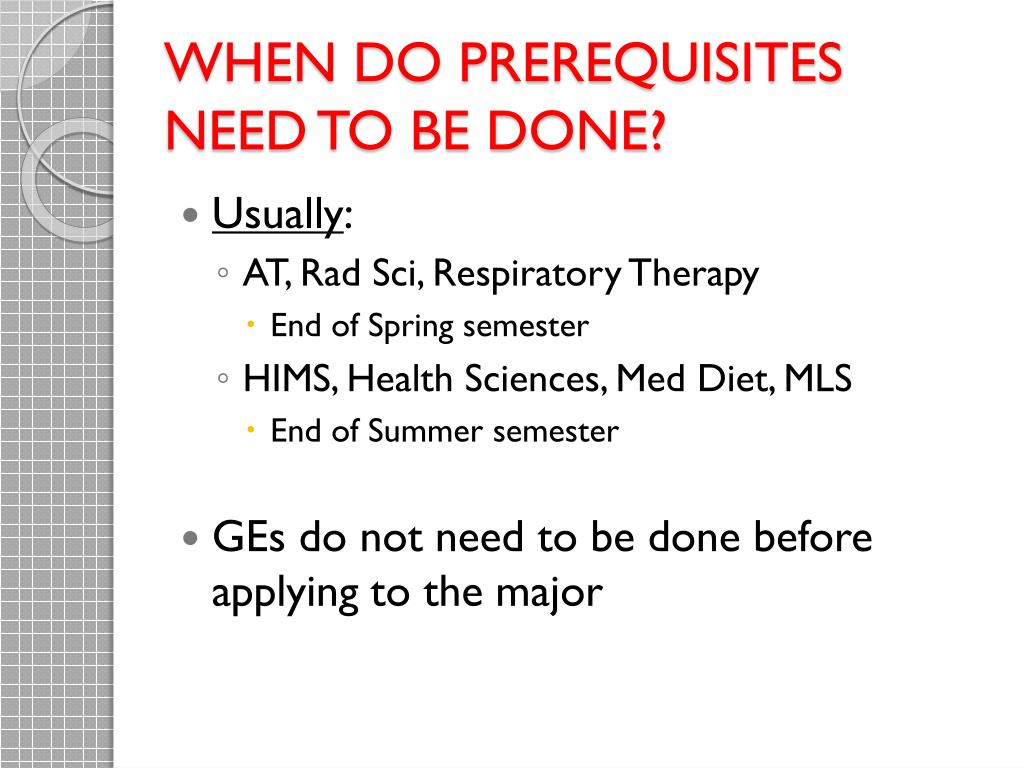 PPT - WELCOME! THE SCHOOL OF HEALTH AND REHABILITATION SCIENCES ...