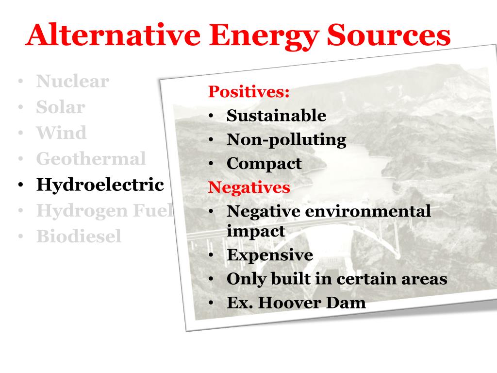 Ppt Alternative Energy Sources Powerpoint Presentation Free Download
