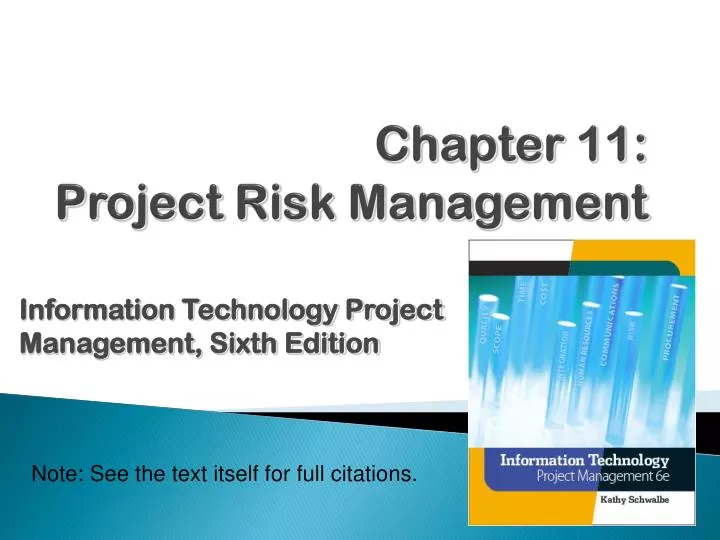 PPT - Chapter 11: Project Risk Management PowerPoint Presentation, free ...