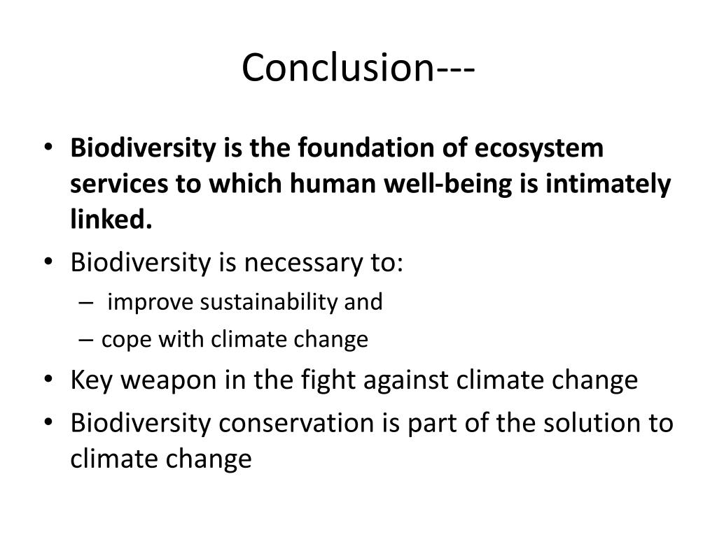 PPT - Importance of Biodiversity for agricultural intensification and ...