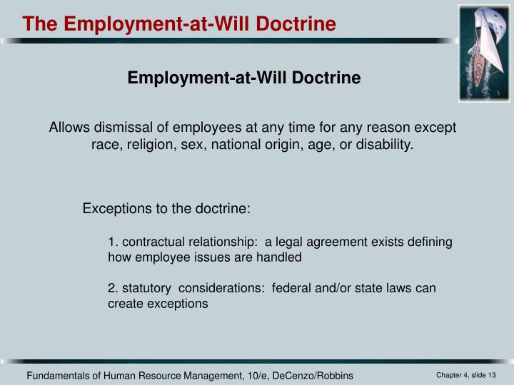 PPT - Chapter 4 Employer & Employee Rights PowerPoint Presentation - ID ...