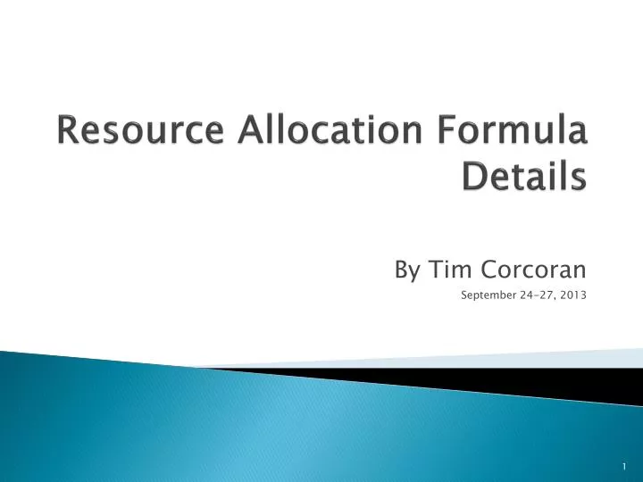 PPT - Resource Allocation Formula Details PowerPoint Presentation, free ...