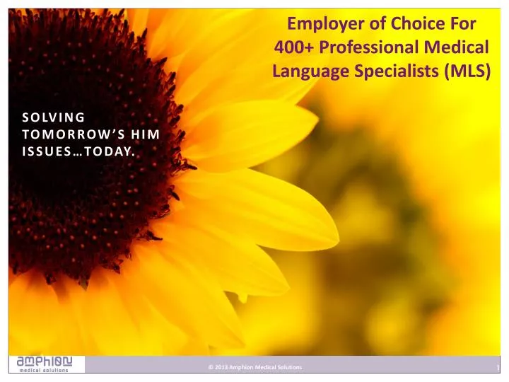 PPT - Solving tomorrow’s HIM issues…today. PowerPoint Presentation - ID ...