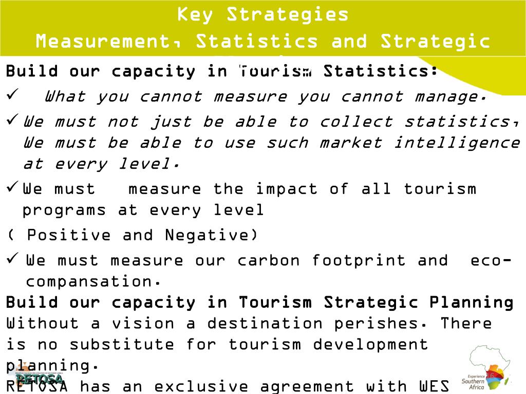 PPT - RETOSA and its Mandate in regional tourism Global Best practices ...