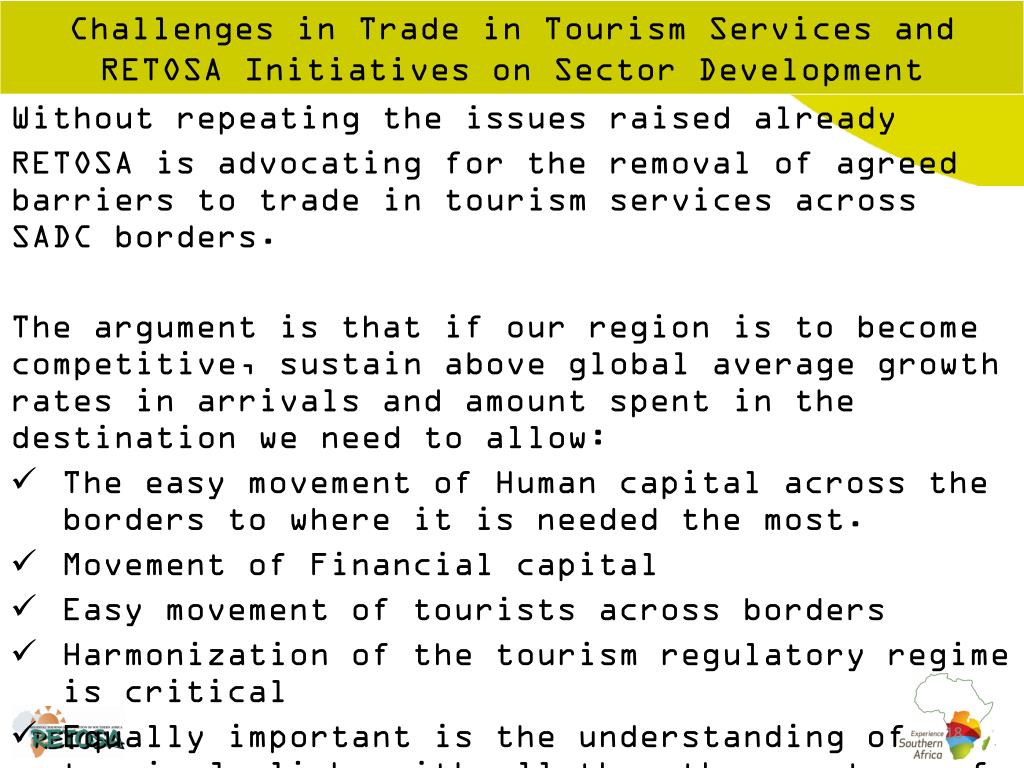 PPT - RETOSA and its Mandate in regional tourism Global Best practices ...