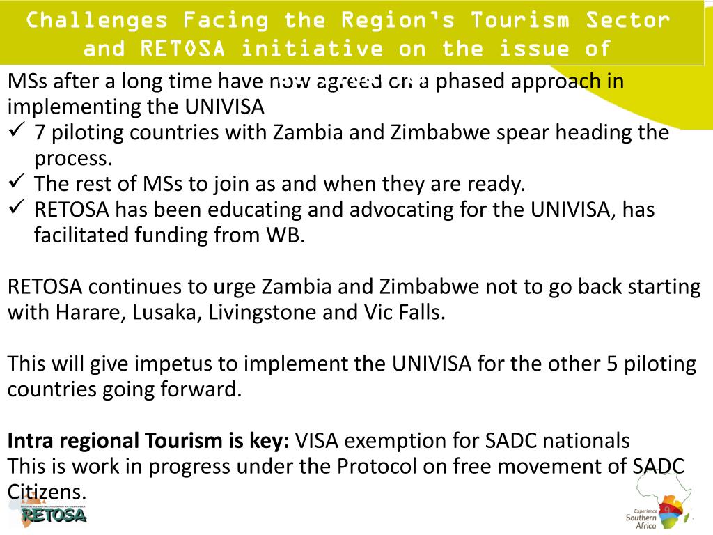 PPT - RETOSA and its Mandate in regional tourism Global Best practices ...