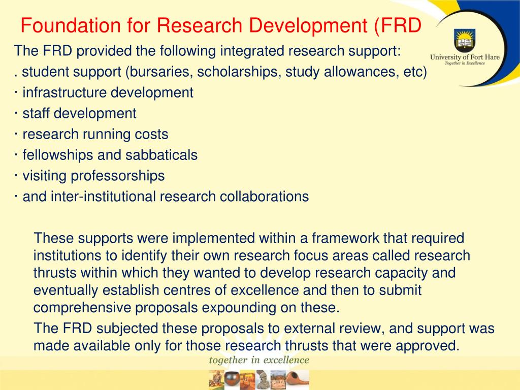 PPT - Funding for Research: The South African Experience PowerPoint ...