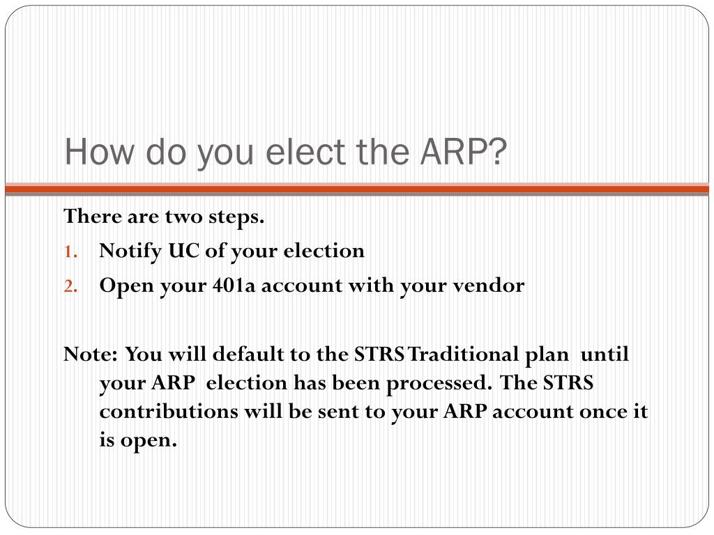 PPT - Understanding UC's Alternative Retirement Plan (ARP) PowerPoint ...