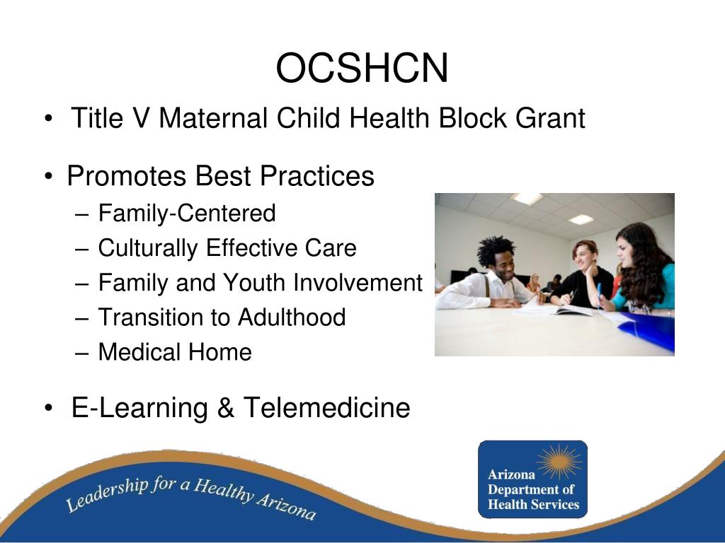 PPT - Office for Children with Special Health Care Needs (OCSHCN ...
