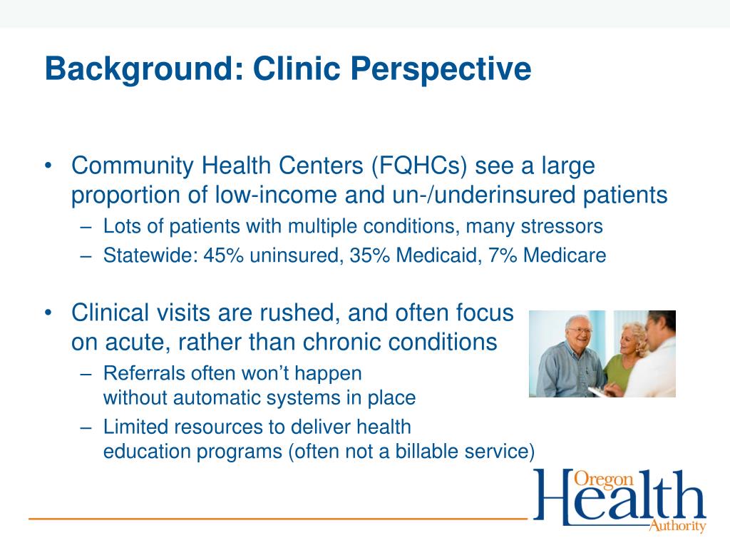 PPT - Supporting Healthy Living for People with Chronic Disease: A ...