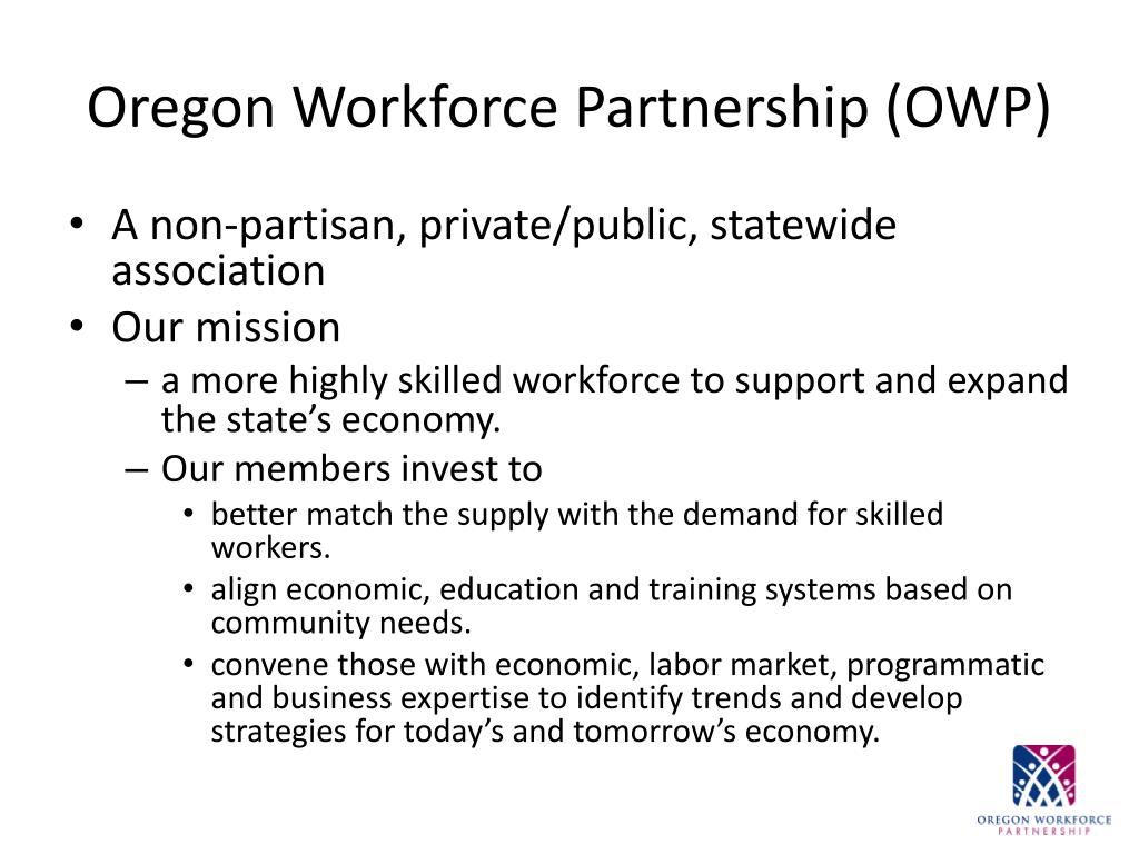 PPT - Presenter: Agnes Balassa Oregon Workforce Partnership PowerPoint ...